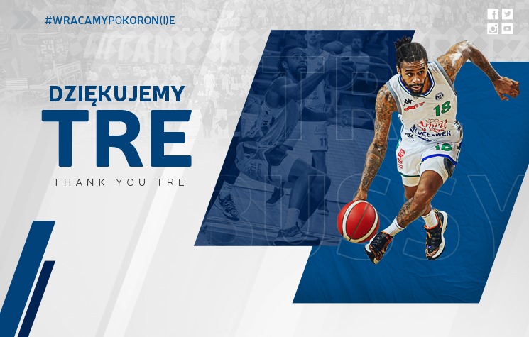 Anwil Włocławek - Kontrakt z Tre Bussey'em rozwiązany